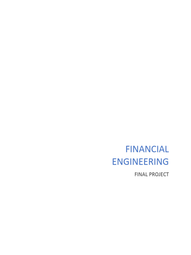 Overview of Financial Engineering | PDF | Insurance | Valuation (Finance)