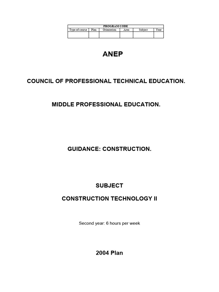 Construction Technology II | PDF | Methodology | Quality Management System