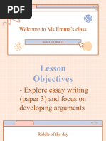 Lesson Plan Discursive Writing | PDF | Essays | Lesson Plan