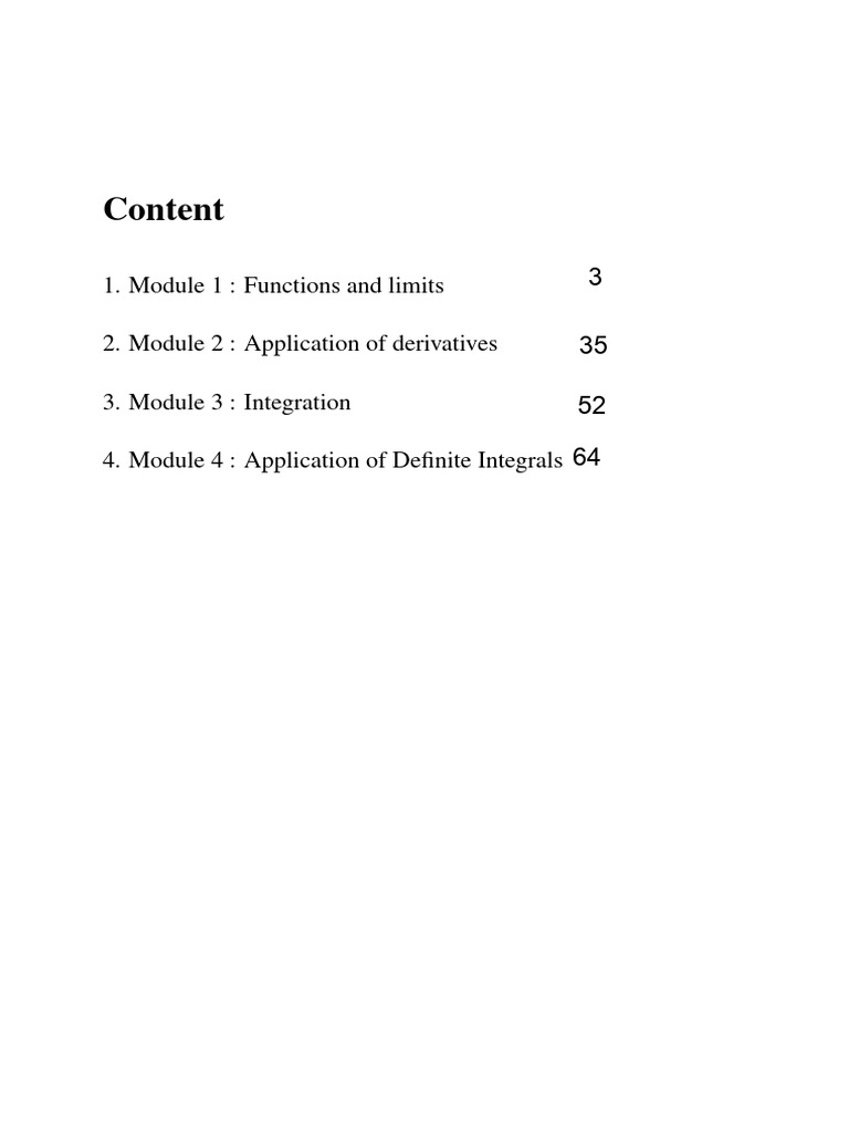Functions, Limits, and Derivatives Guide | PDF | Function (Mathematics ...