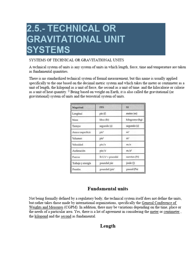 Technical System Pdf Weight Mass