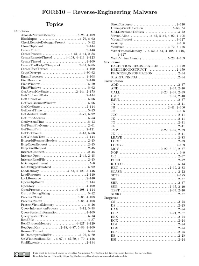 Malware Reverse Engineering Guide | PDF | Software | Software Development