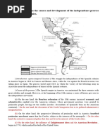 Latin American Independence Timeline | PDF | Latin America | South America
