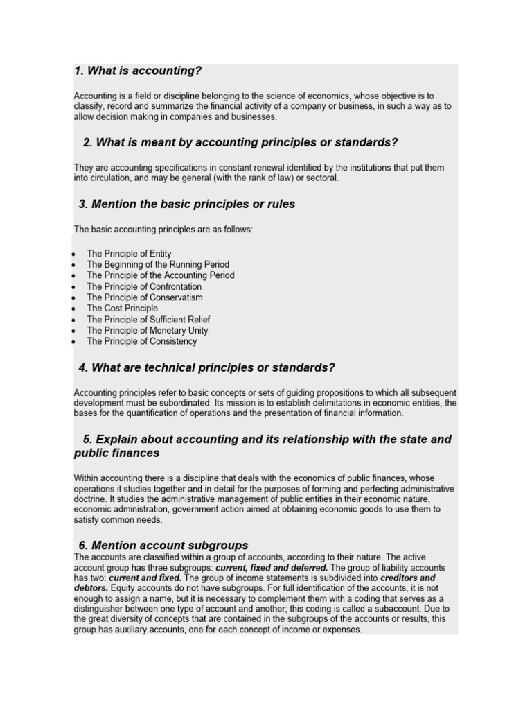 Financial Accounting Questions and Answers 1 | PDF | Debits And Credits ...