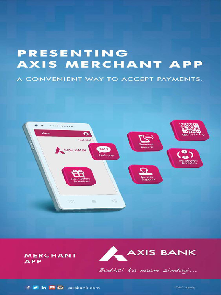 Axis Merchant App Leaflet | PDF
