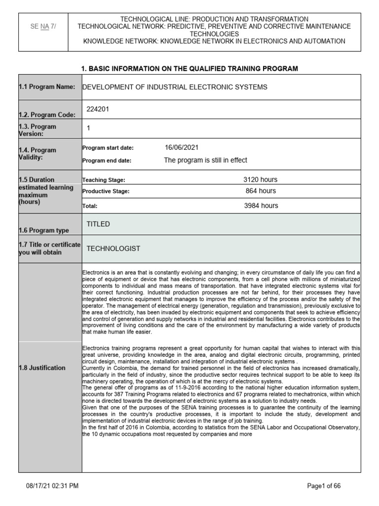 Development of Industrial Electronic Systems | PDF | Electronics | Automation