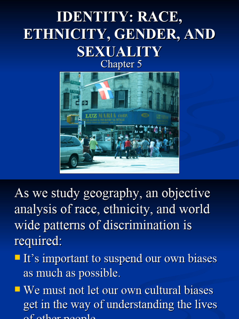 ch05-IDENTITY RACE, ETHNICITY, GENDER, AND SEXUALITY | PDF | Race ...