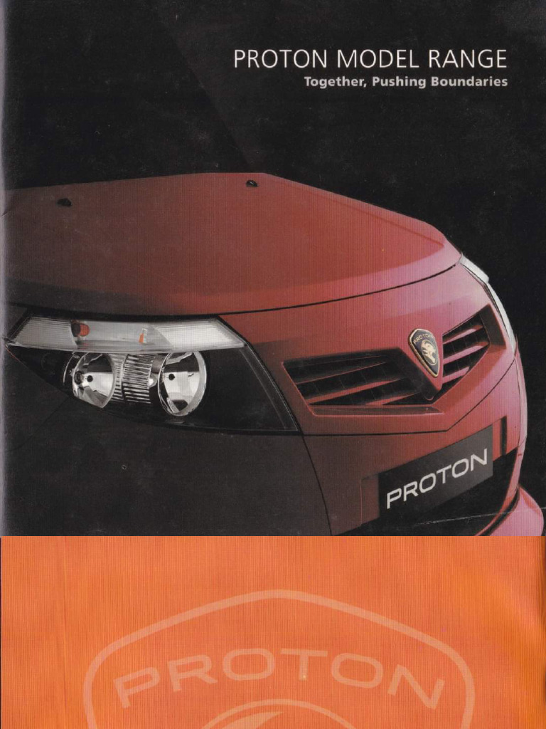 Proton GEN 2 Proton Savvy Proton Waja 2005 en Brochure 78dc1cbedb | PDF