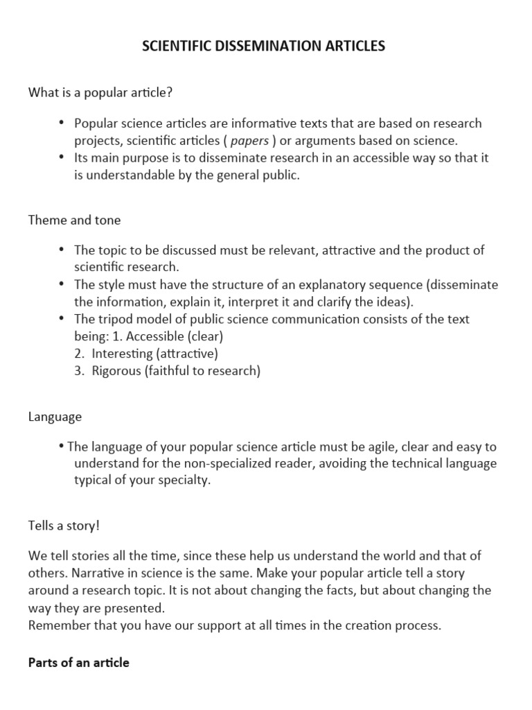 Scientific Dissemination Texts | PDF | Photosynthesis | Science