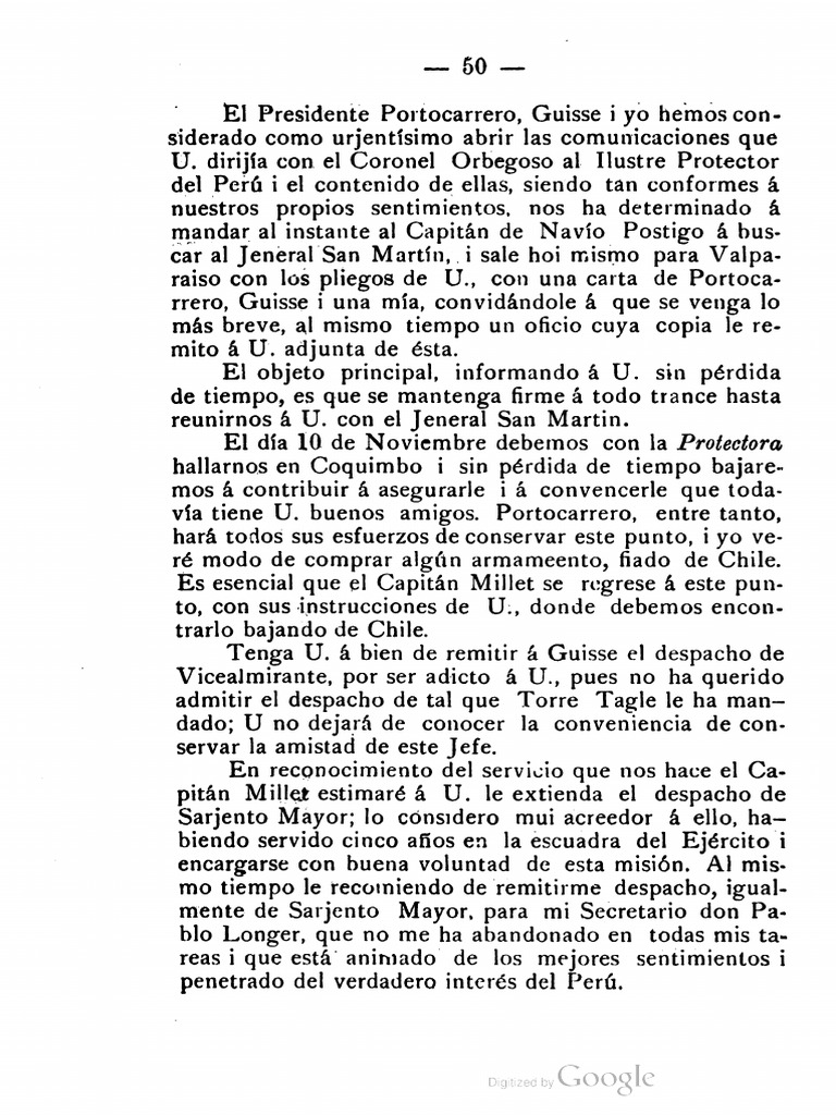 Luis Orbegoso - Documentos Mariscal Orbegoso 1 - 1908 Lima-Page68 | PDF