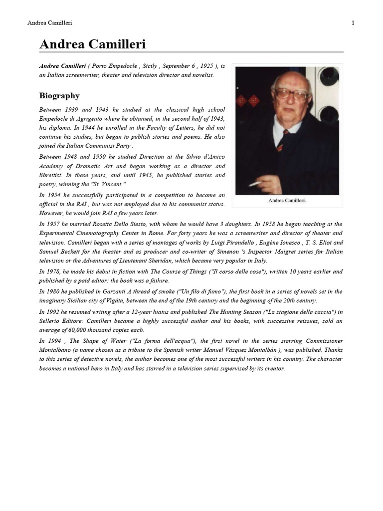 Andrea Camilleri | PDF