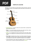 Guitar Overview and Anatomy | PDF | Guitars | String Instruments