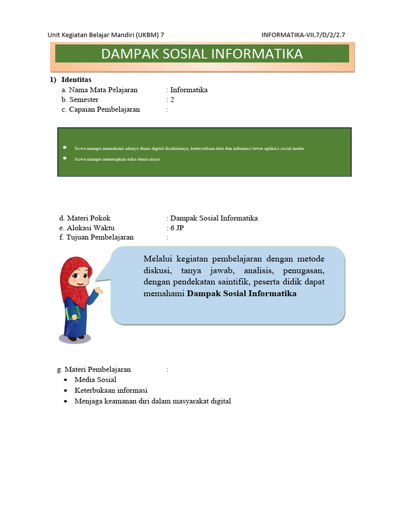UKBM Inf 7 DSI | PDF