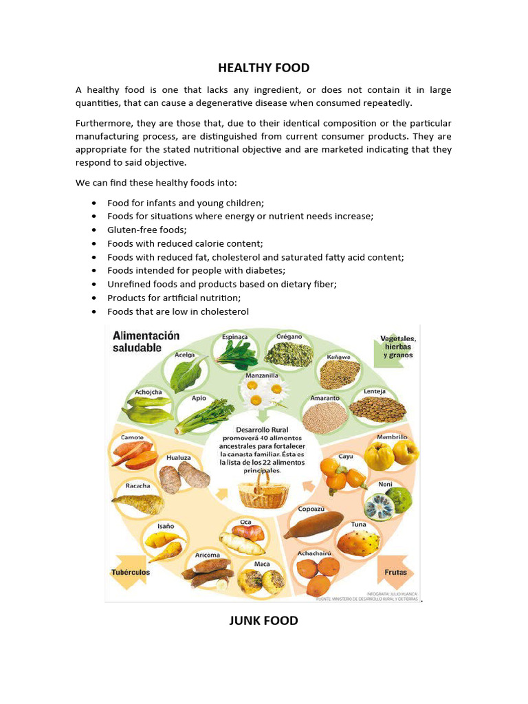 Healthy Food | PDF | Foods | Healthy Diet