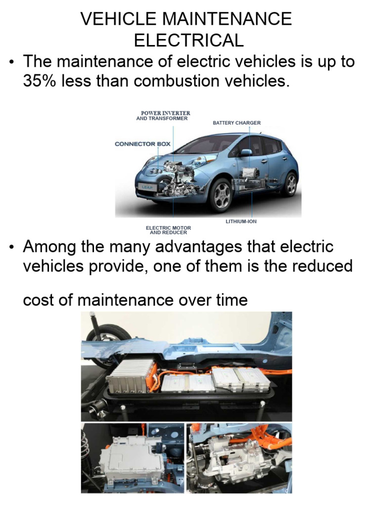Electric Vehicle Maintenance Overview | PDF | Home & Garden ...