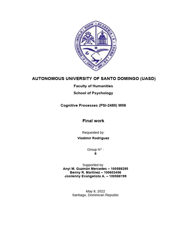 Updated Final Work | PDF | Deductive Reasoning | Reason