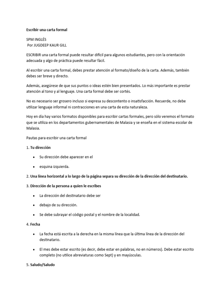 Pautas para Escribir Cartas Informales Exitosas y Consejos para ... Pautas para Escribir Cartas Informales Exitosas y Consejos para ...