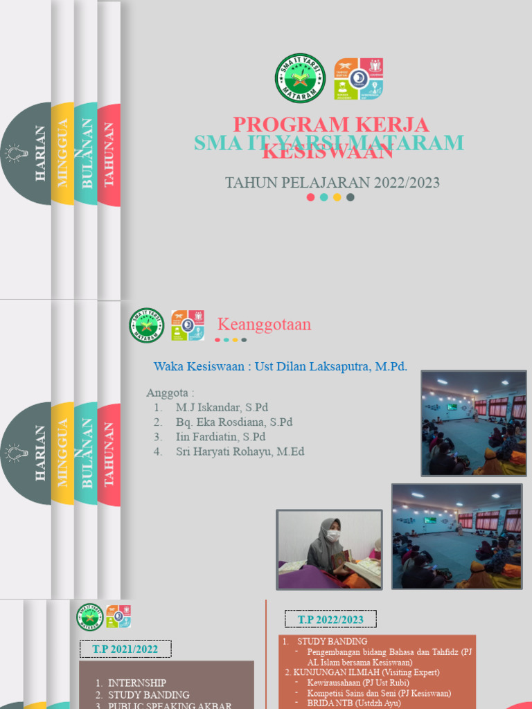 Program Kerja Kesiswaan 2022-2023-1 | PDF