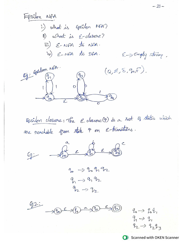 9 Epsilon Nfa To Nfa Pdf