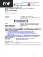 CSSD Audit Checklist | PDF | Safety