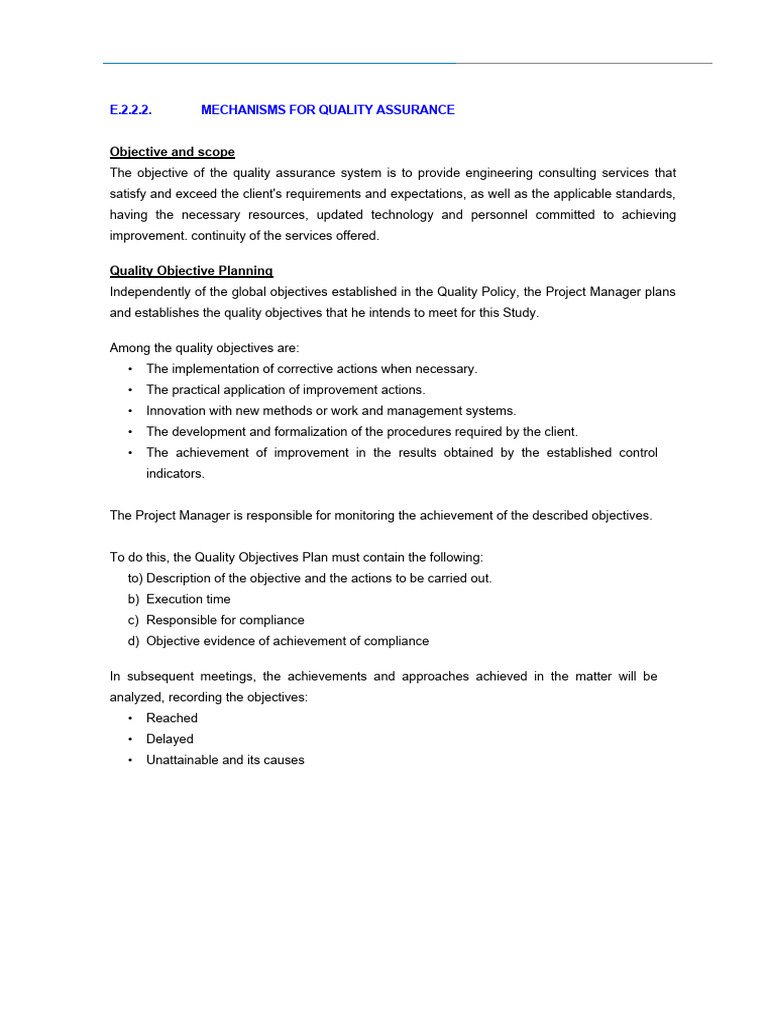 Quality Assurance System Overview | PDF | Quality (Business) | Quality ...