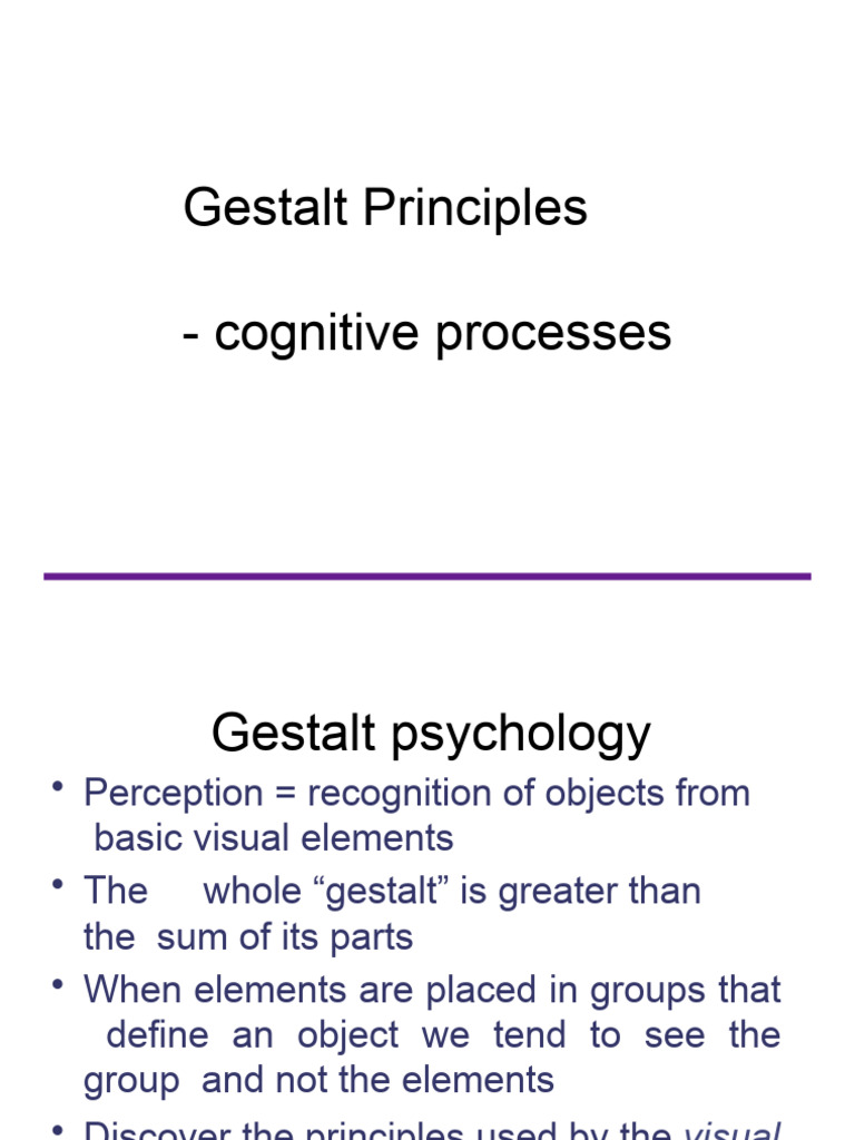 Understanding 4 Gestalt Principles | PDF | Psychological Concepts ...