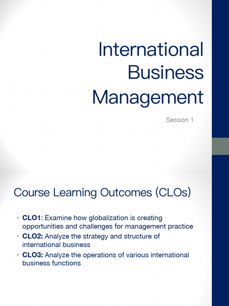 Intro To International Business | PDF | Globalization | Business