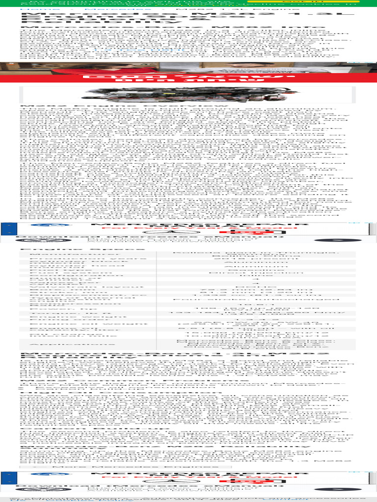 Mercedes M282 1.3L Engine Specs, Problems, Reliability, Oil - In-Depth ...