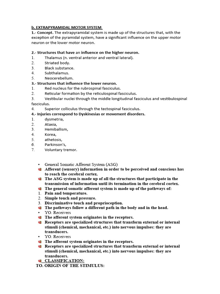 General Somatic Afferent System | PDF | Stimulus (Physiology ...