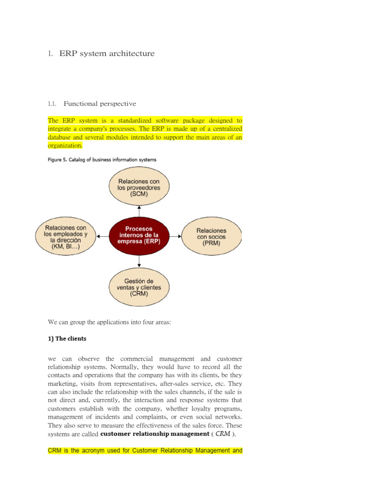 ERP System Architecture | Download Free PDF | Enterprise Resource ... ERP System Architecture | Download Free PDF | Enterprise Resource ...