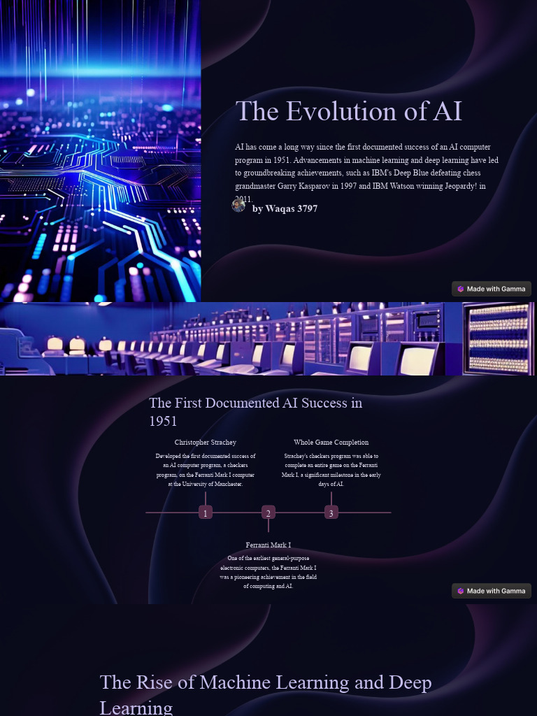 The Evolution of AI | PDF | Artificial Intelligence | Intelligence (AI ...