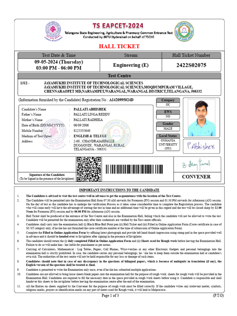 Abhi HT | PDF | Identity Document