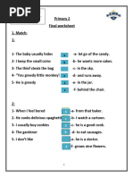 Basic English Worksheet - A and An | PDF