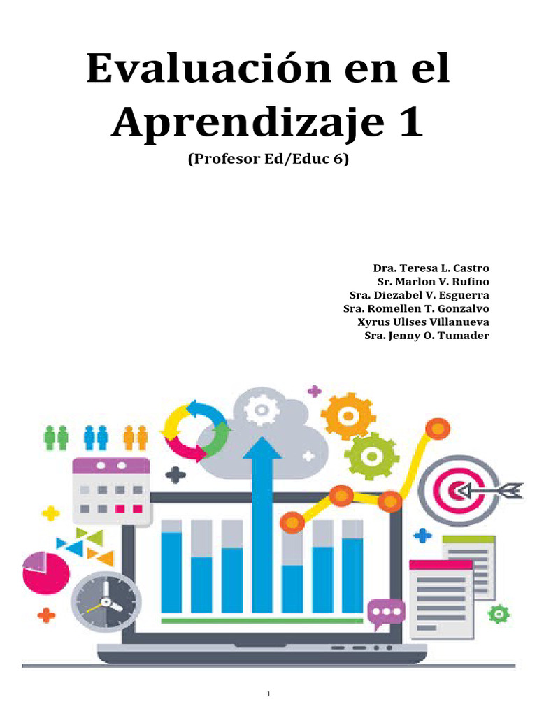 Evaluación en El Aprendizaje 1 A Partir Del 8 de Agosto de 2021 | PDF | Evaluación | Plan de ...