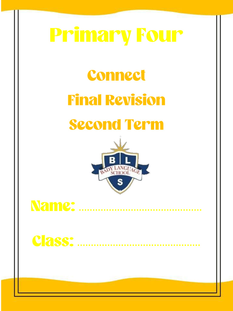 Connect 4 Final Revision Second Term Model Answer | PDF