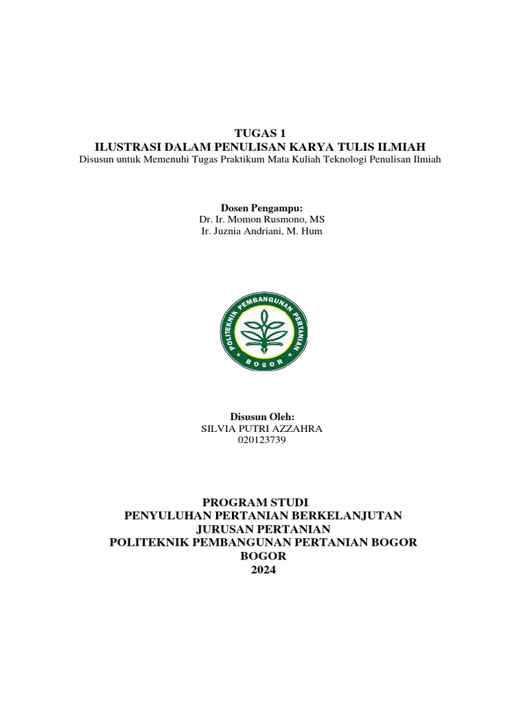 22 - Silvia Putri Azzahra - PPB 1B (Ilustrasi TPI) | PDF | Komputer