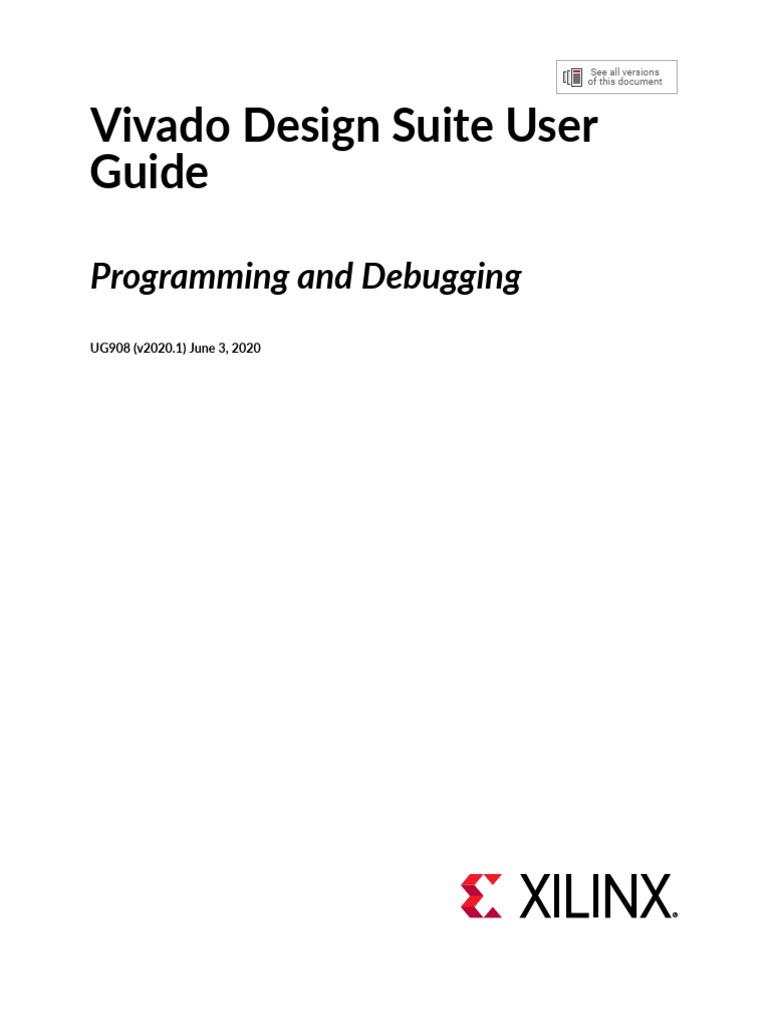 Ug908 Vivado Programming Debugging Pdf Field Programmable Gate Array Digital Technology