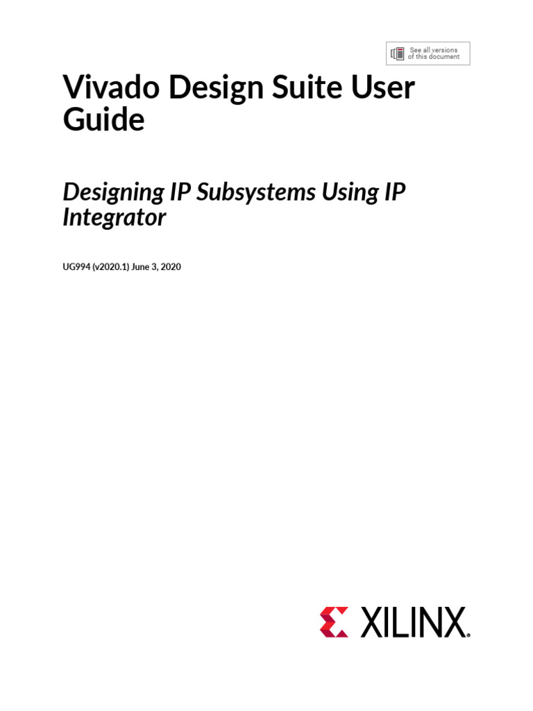IP Subsystem Design with Vivado 2020.1 | PDF | Hardware Description ...