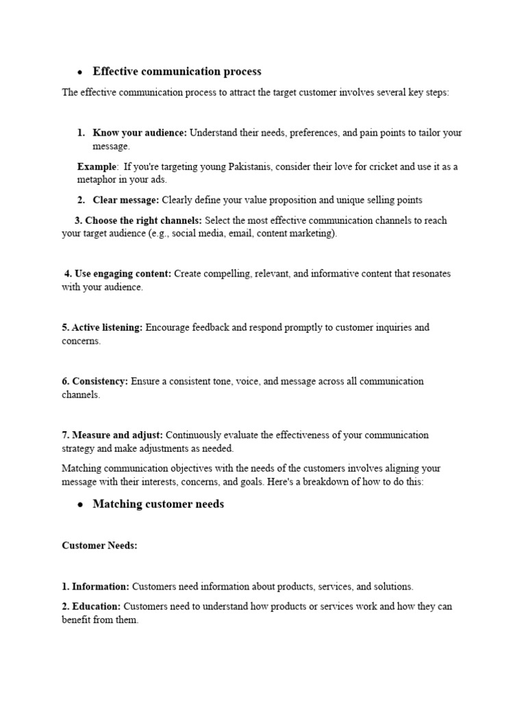 Effective Communication Process Chapter 5 | PDF | Communication ...