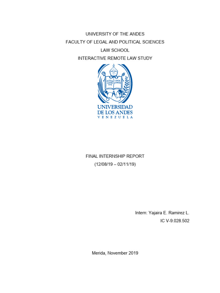 ULA Internship Final Report | Download Free PDF | Identity Document ...