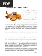 Comida Chatarra vs Saludable: Claves | PDF | Aceite de cocina | Alimentos