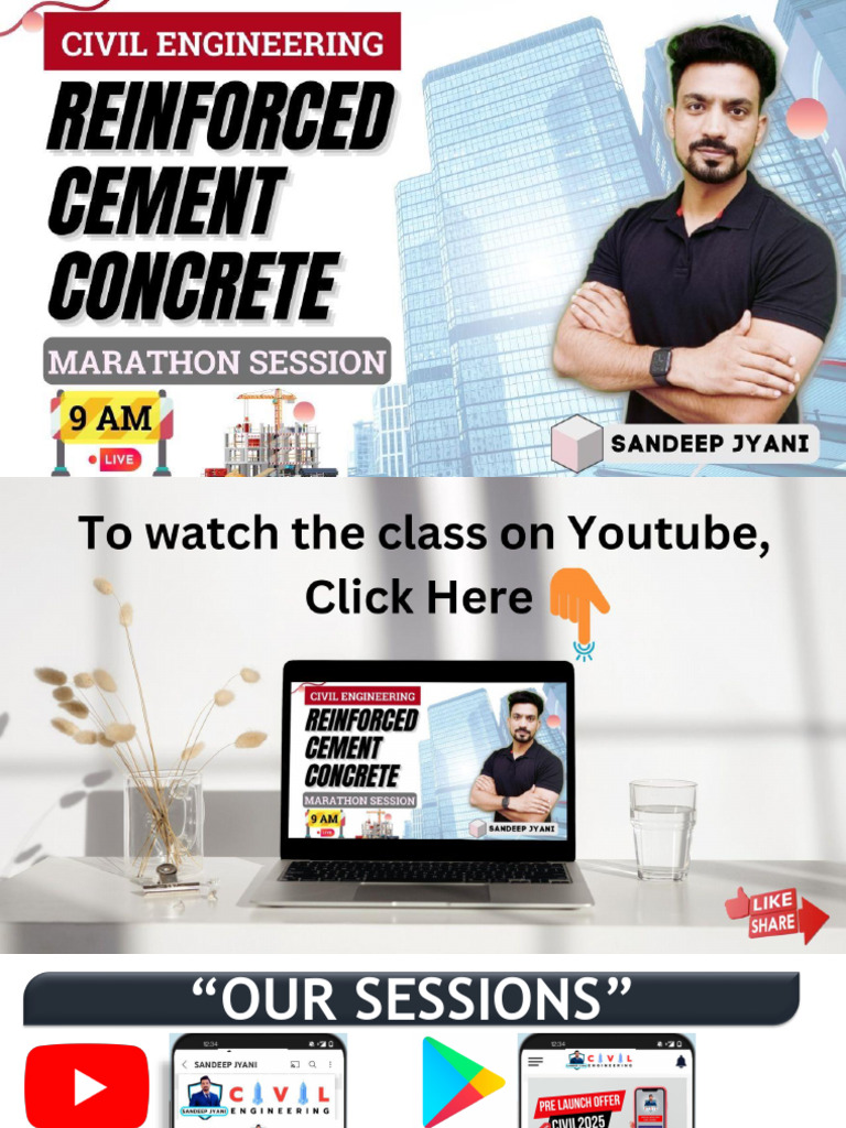 Design of Concrete Structures RCC Marathon by Sandeep Jyani Helpful | PDF | Google Play | World ...