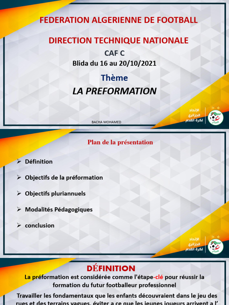 La Preformation | PDF | Football | Pédagogie