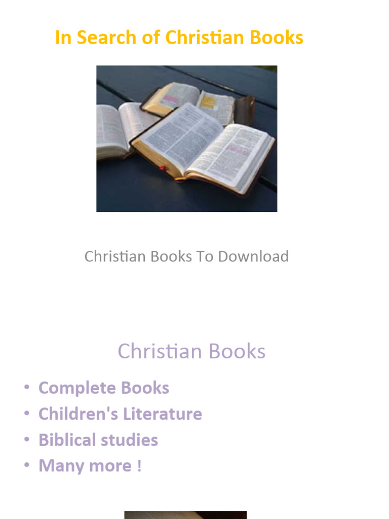 Christian Books To Download | PDF | Religion & Spirituality