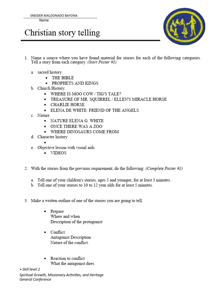 Christian Storytelling | Download Free PDF | Storytelling | Sermon