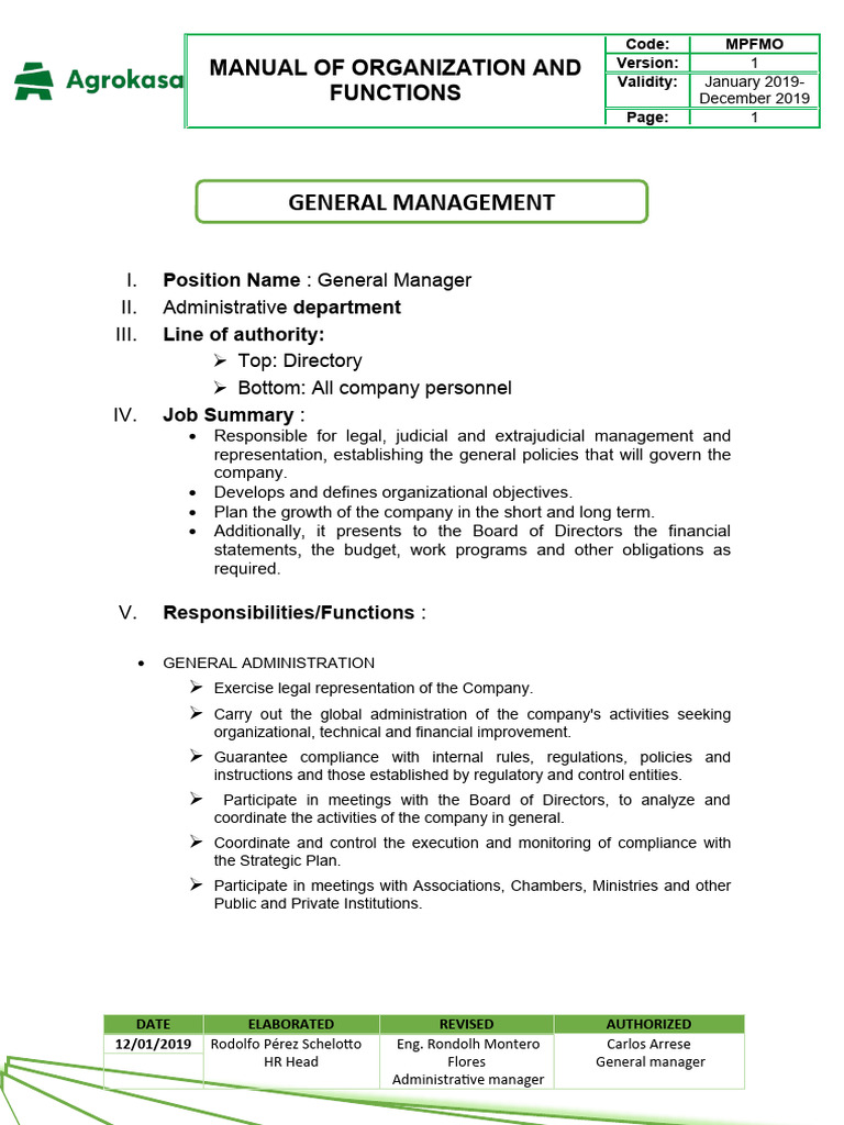 Mof General Manager | PDF | Regulatory Compliance | Logistics