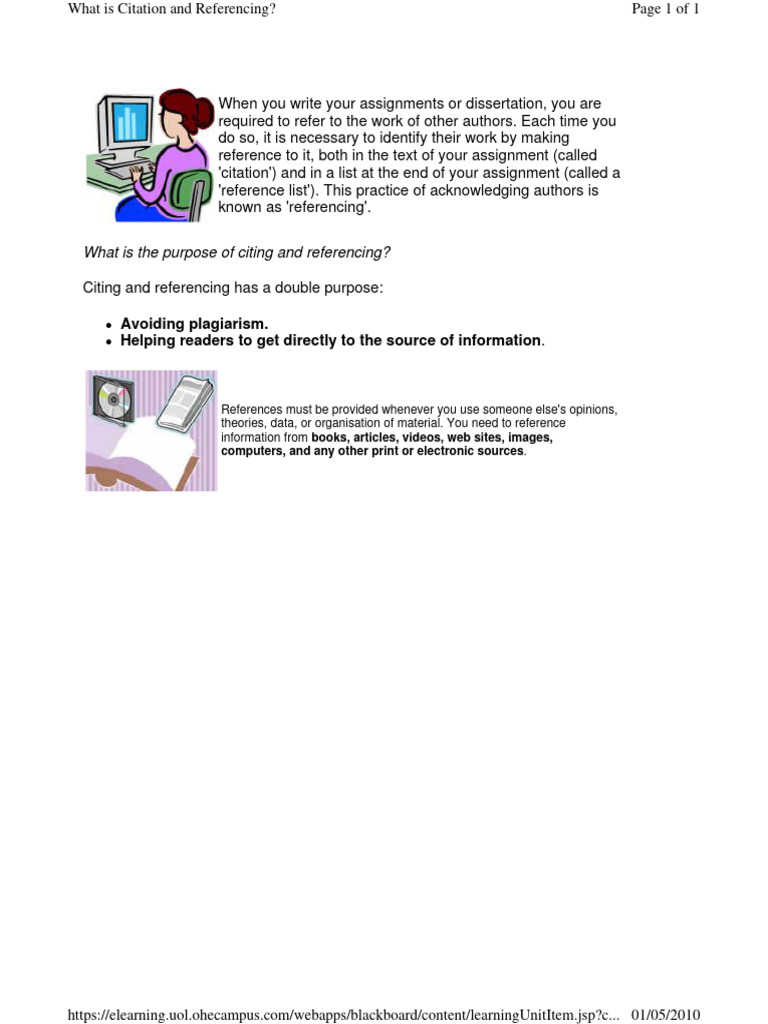 Citation and Referencing | PDF | Citation | Human Communication