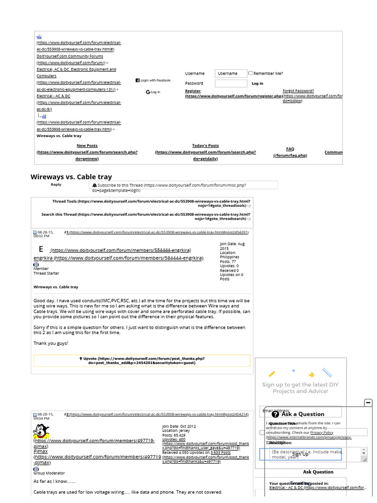 Wireways vs. Cable Trays Explained | PDF | Electrical Wiring ...