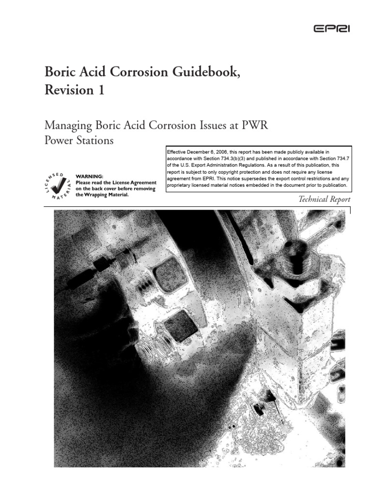 Boric Acid Corrosion Guidebook | PDF | Leak | Corrosion