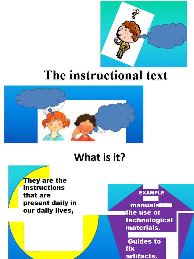 Instructional Text. | PDF